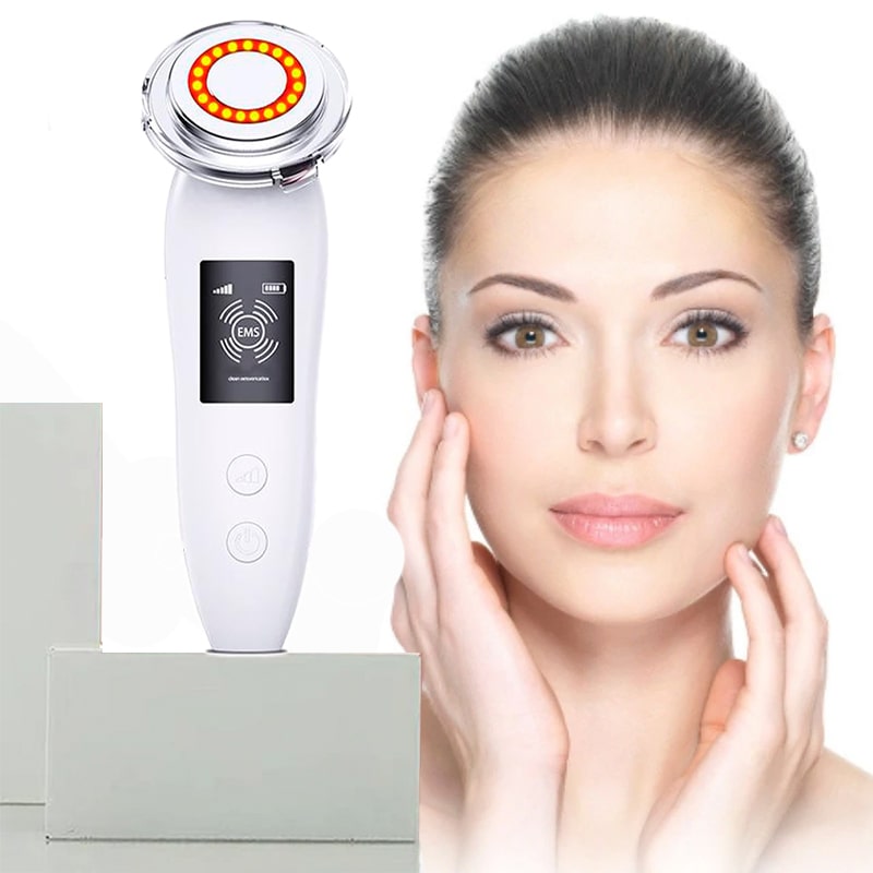 Aparato multifunción reafirmante facial con EMS Microcorriente | BronB ...